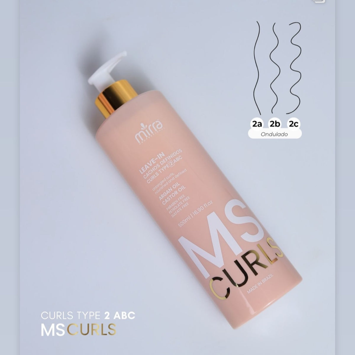 Leave-in MS Curls Miss 500ml mirra type 2 – Corolla Beauty Supply